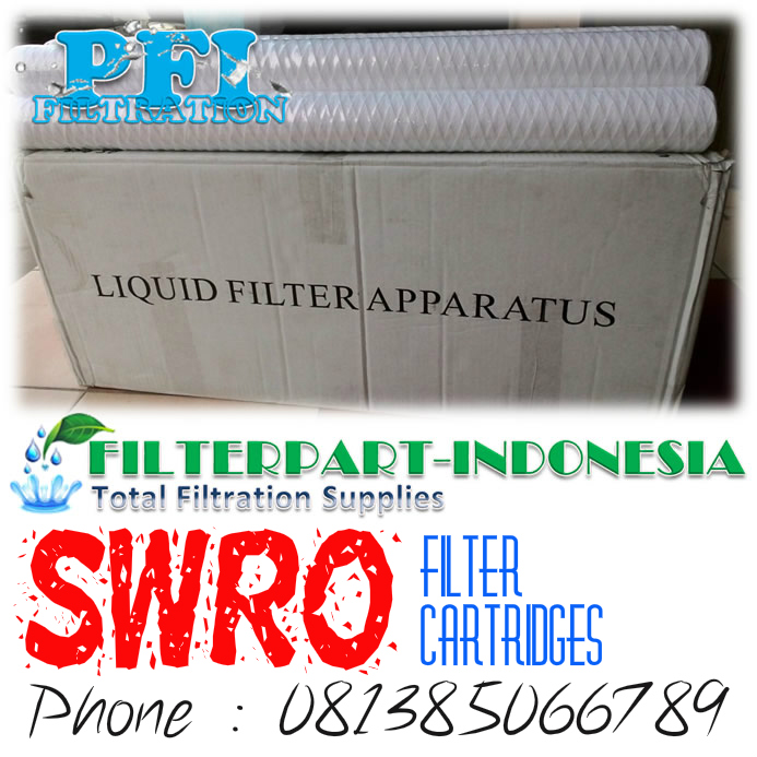 Liquid Filter Apparatus String Wound Cartridges PT PROFILTER INDONESIA