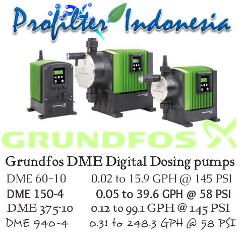 Grundfos DME AP Digital Dosing pumps PT PROFILTER INDONESIA